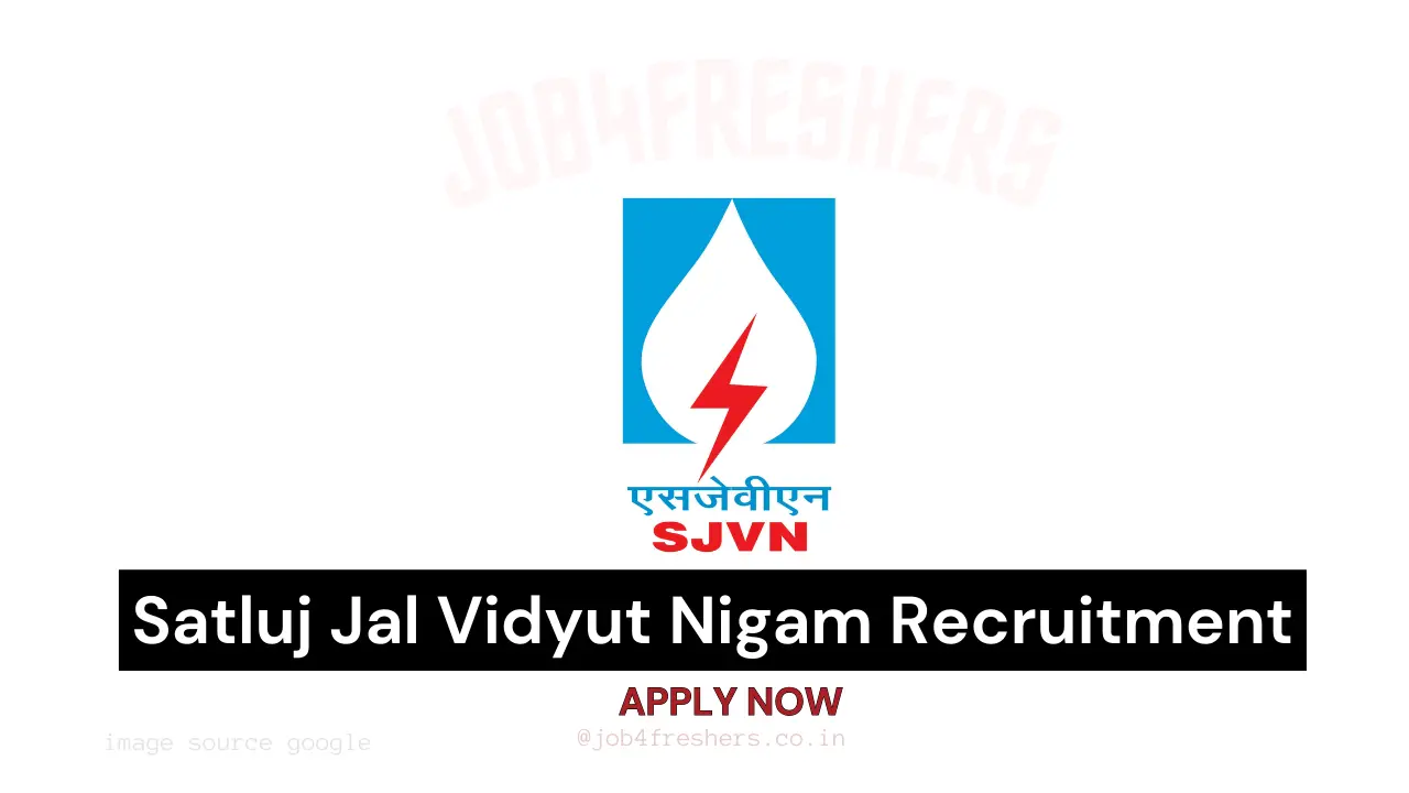 SJVN Executive Trainee Recruitment 2025 : Apply Online for Amazing 114 ...