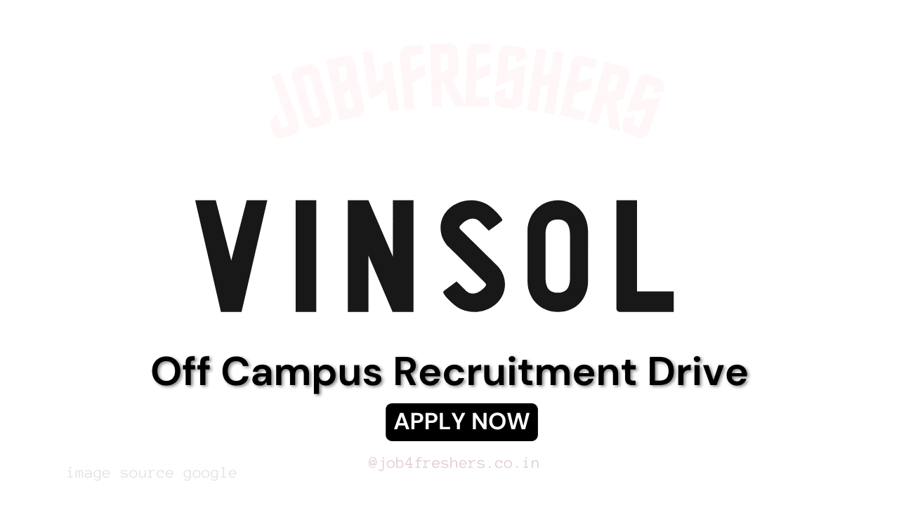 Vinsol Off Campus 2025 | Front office executive | Delhi | Job4freshers