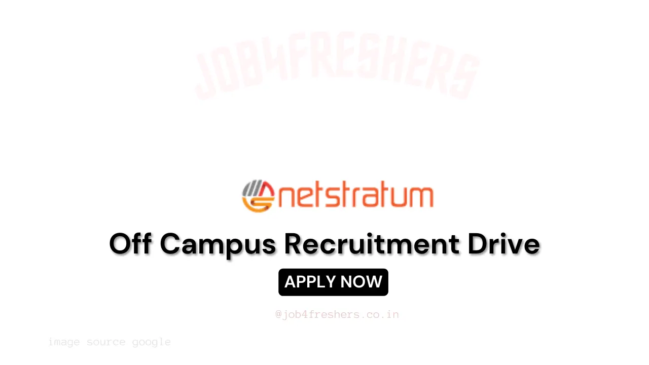 Netstratum is hiring Junior Software Engineer | Apply Now | Job4freshers