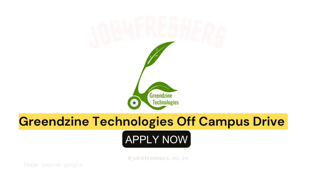 Greendzine Technologies Hiring Graduate Engineer Trainee | Job4freshers