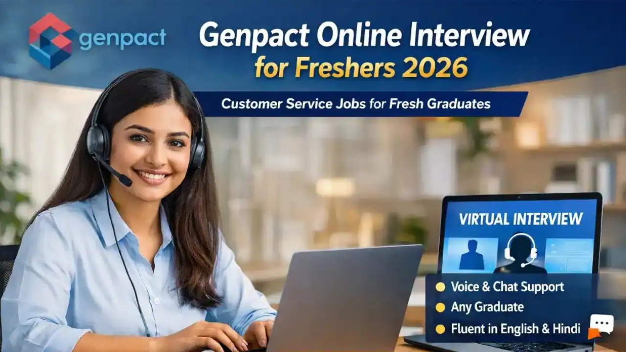 Genpact Online Interview 2026 | Customer Service Role (Virtual Hiring ...