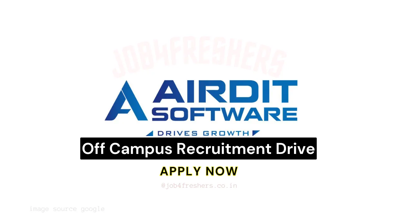 Airdit Off Campus Hiring - Software Engineer Trainee Role | Job4freshers