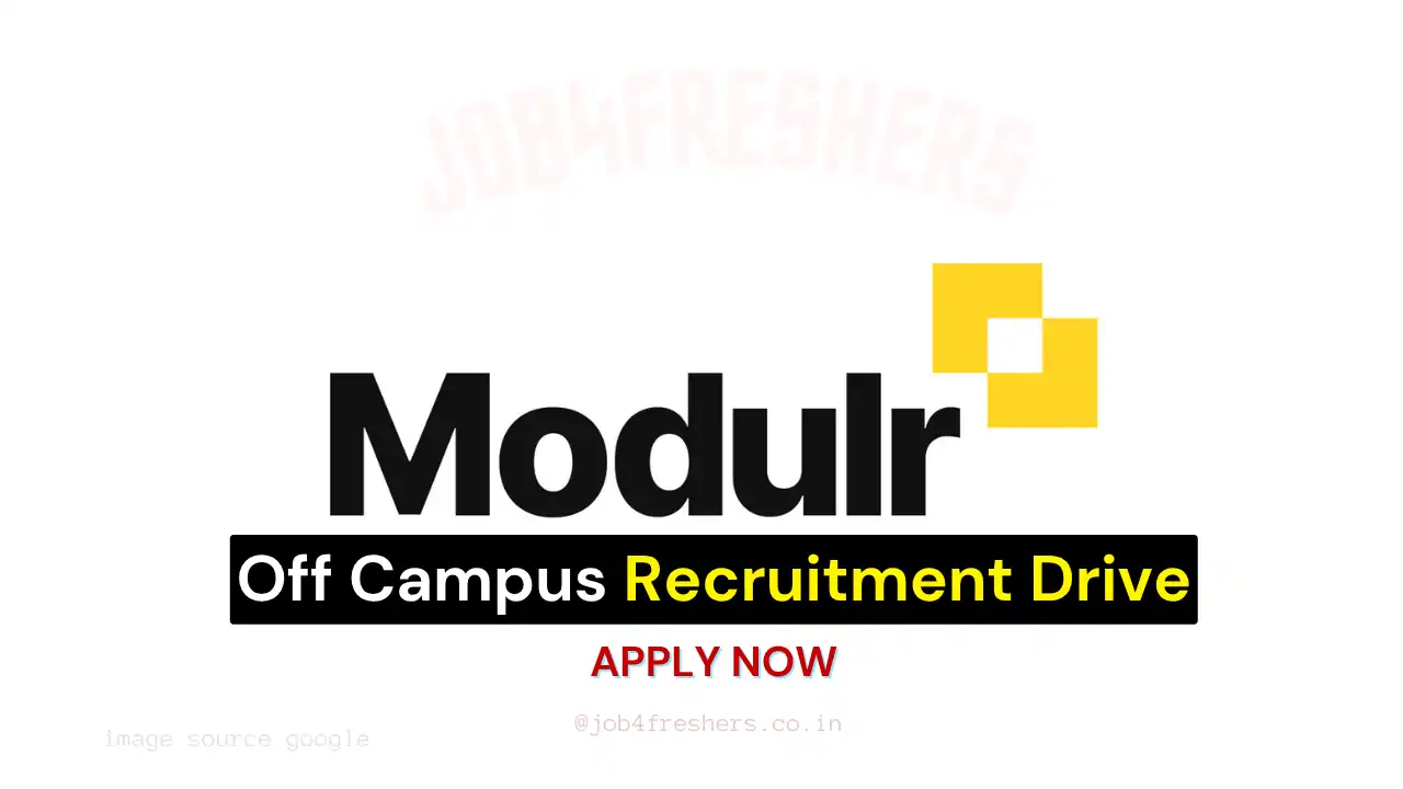 Modulr Off Campus Drive - Software Development Engineer in Test ...