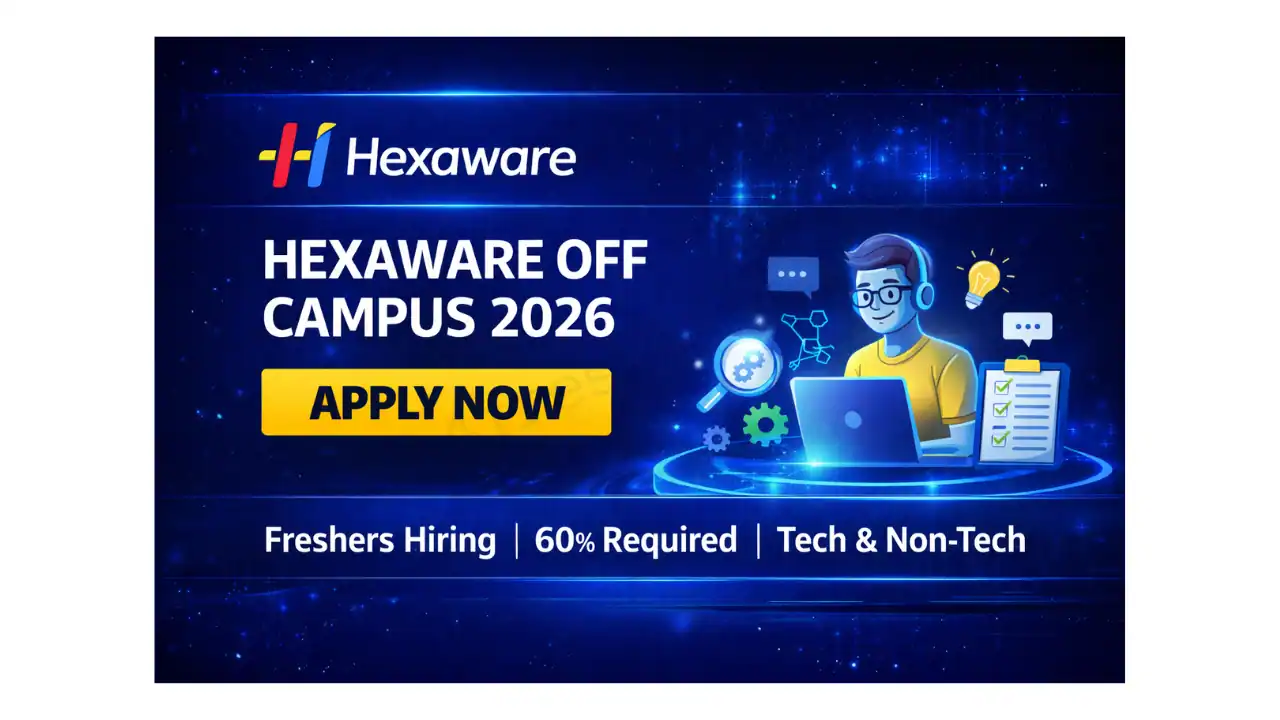 Hexaware Hiring Junior Management Trainee 2026 | Chennai | Job4freshers
